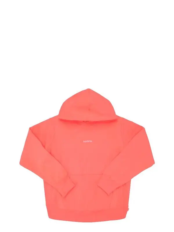 Supreme Trademark Hooded Sweatshirt - Fluorescent Pink