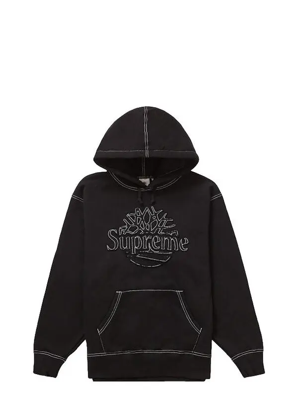 Supreme Timberland Hooded Sweatshirt - Black