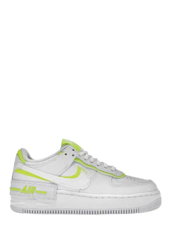 Nike Air Force 1 Low Shadow Sneakers - White/lemon Venom