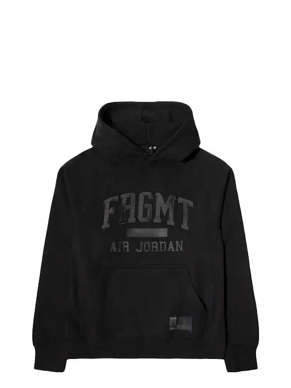JORDAN X Fragment Pullover Hoodie - Black/reflective Silver