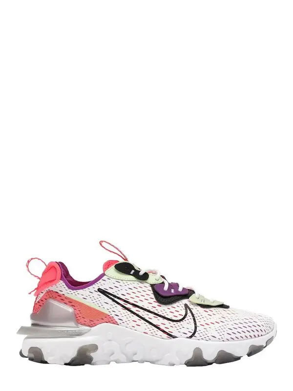 Nike React Vision Sneakers - Summit White/barely Volt/laser Crimson