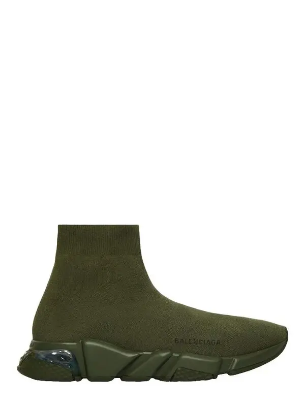 Balenciaga Speed Clear Sole Sneakers - Kaki