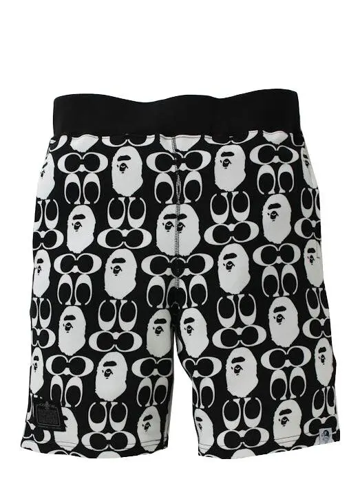 BAPE X Coach Sweat Shorts - Black