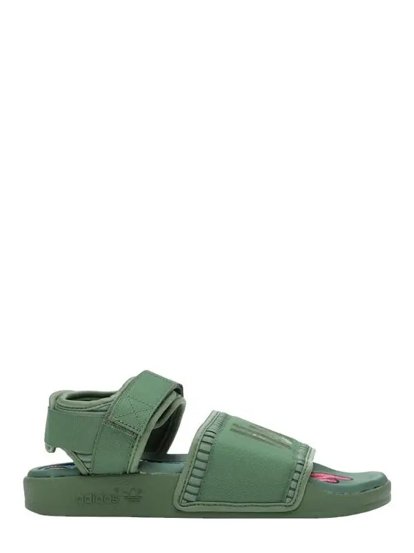 Adidas Adilette 2 Pharrell Slides - Tribe Green
