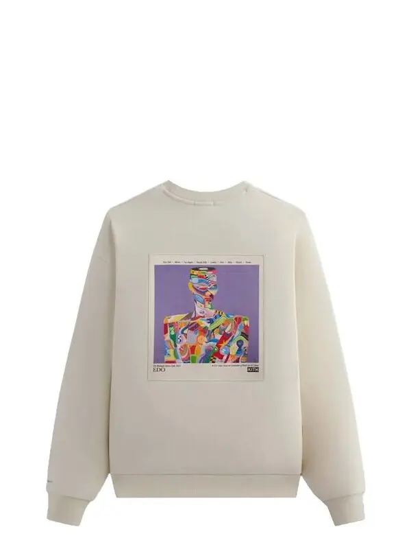 Kith Edo Artist Nelson Crewneck Sweatshirt - Sandrift