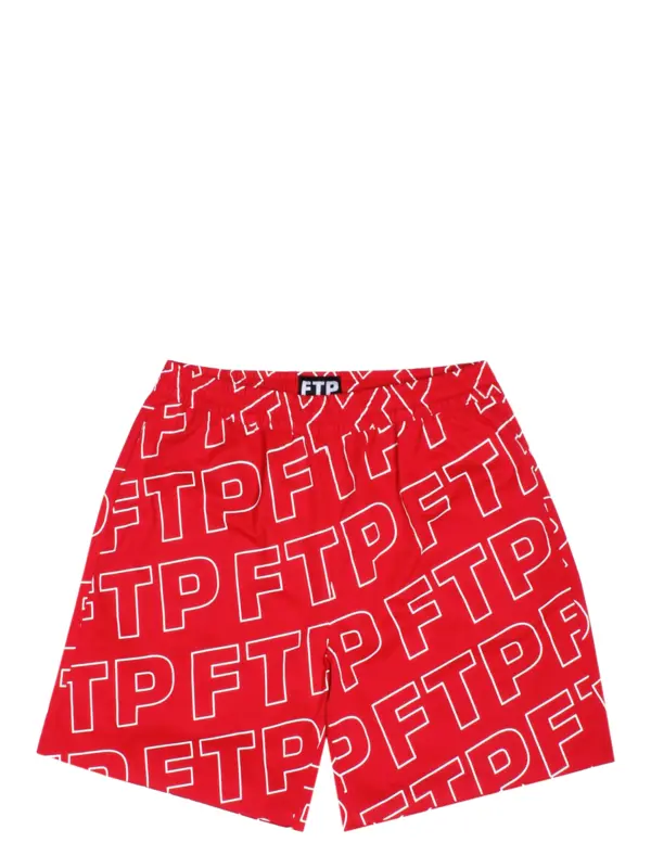 FTP All Over Outline Logo Short - Red