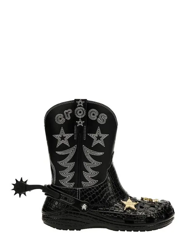 CROCS Classic Cowboy Boots - Black
