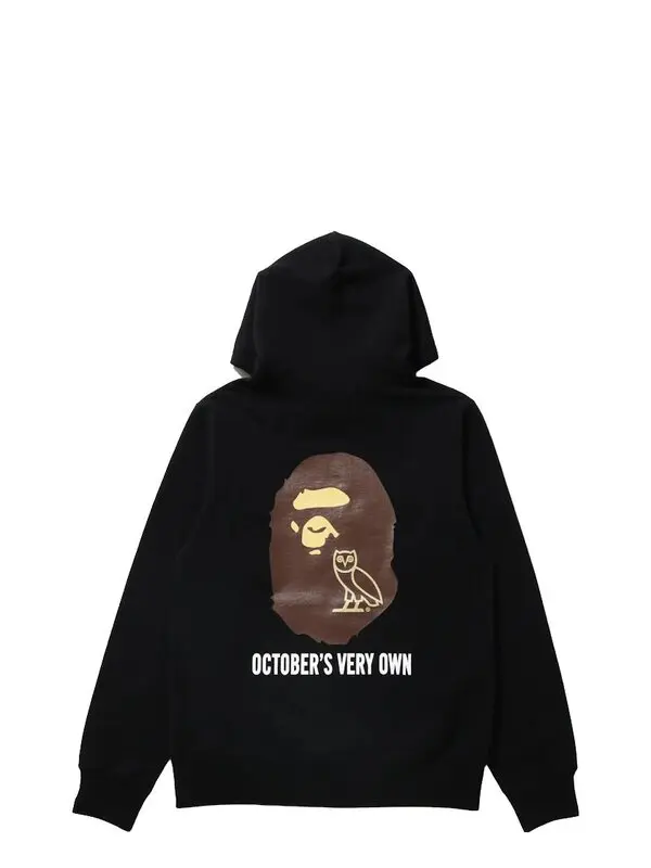 BAPE X Ovo Pullover Hoodie - Black