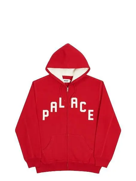 PALACE Alas Zip Hoodie - Red