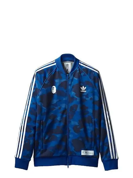 BAPE X Adidas Adicolor Track Top - Blue
