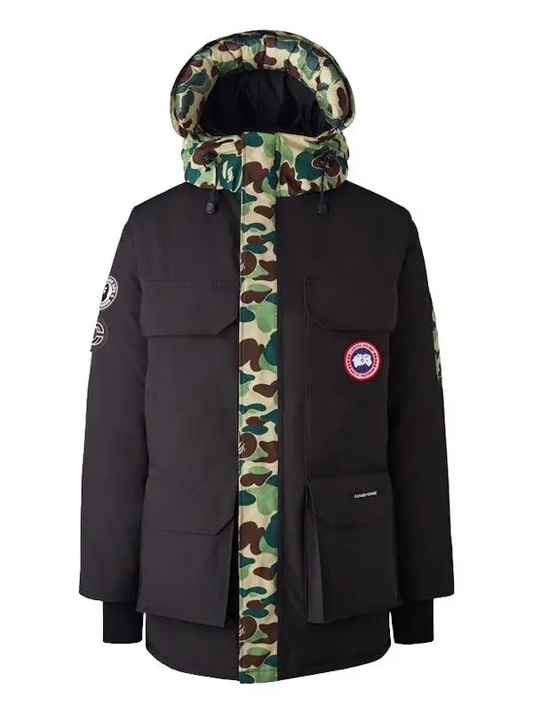 BAPE X Canada Goose X Concepts Expedition Jacket - Black/abc Camo