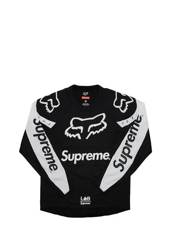 Supreme Fox Racing Moto Jersey Top - Black