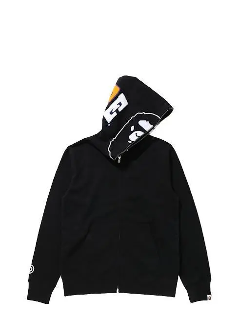 BAPE 2nd Ape Full Zip Hoodie - Black