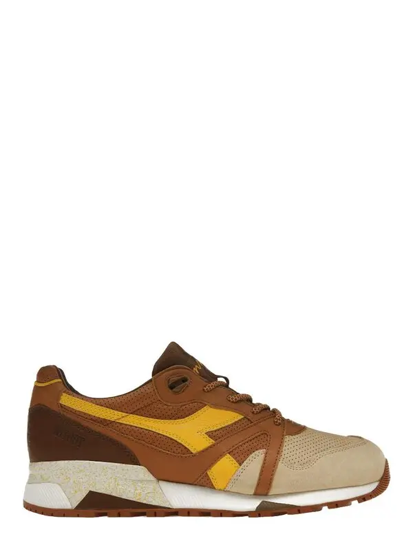 DIADORA N9000 Ubiq Whiz Witin Sneakers - Brown/yellow