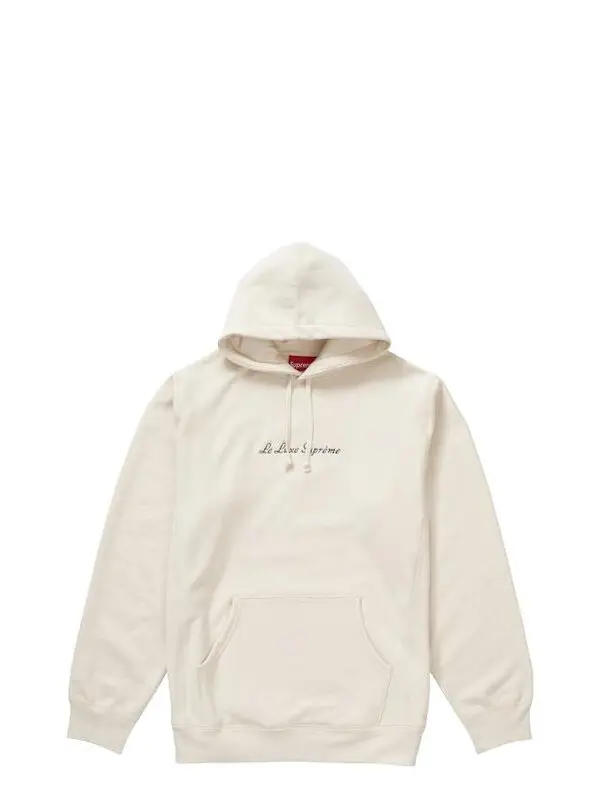 Supreme Le Luxe Hooded Sweatshirt - Natural