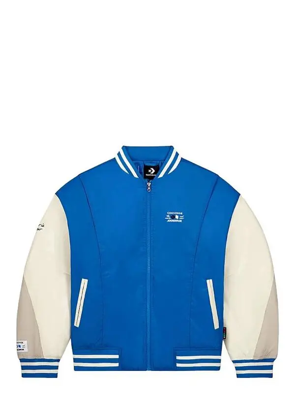 ADER ERROR X Converse Shapes Varsity Jacket - Cobalt Blue