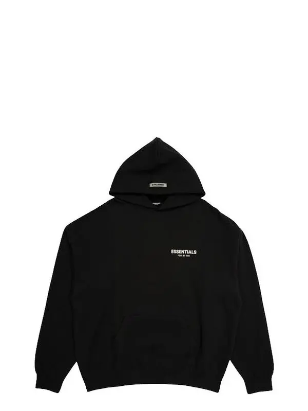 Fear Of God Essentials Photo Pullover Hoodie Fw19 - Black