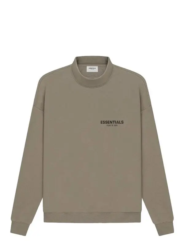 Fear Of God Essentials Mock Neck Sweater - Taupe