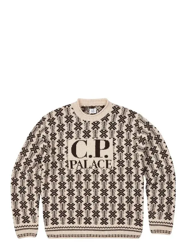 PALACE Lambswool Knit - Stone