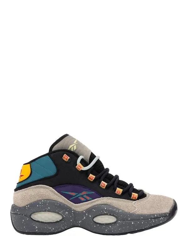 REEBOK Question Mid Nice Kicks Bubba Chuck Sneakers - Stucco/black/seaport Teal Mel