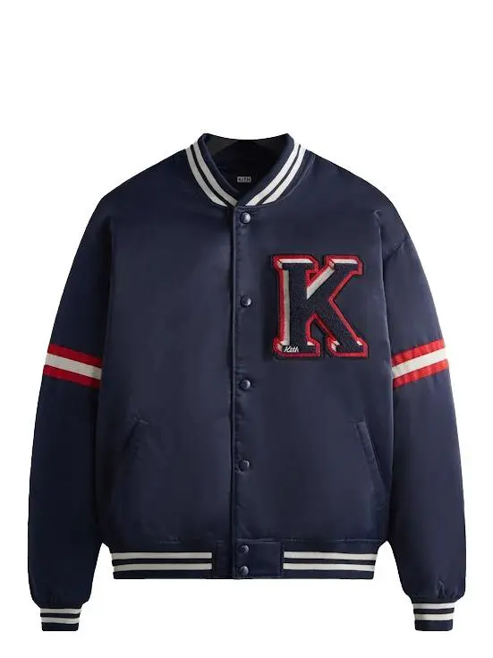 Kith Satin Bomber Jacket - Nocturnal