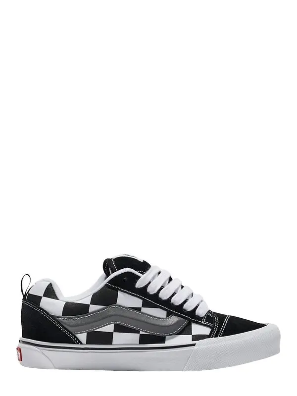 VANS Knu Skoolin Sneakers - Mega Check Black/white