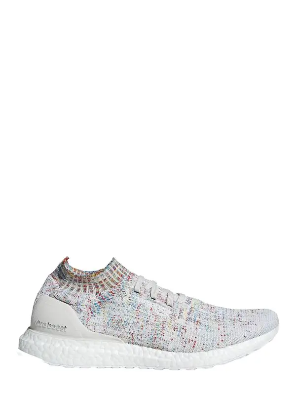 Adidas Ultra Boost Uncaged Sneakers - Raw White/cloud White/shock Cyan