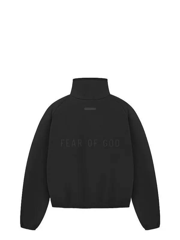 Fear Of God Athletics Suede Fleece Track Jacket - Black