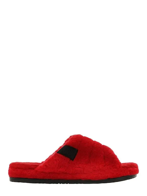 UGG Fluff You Slide - Samba Red/black