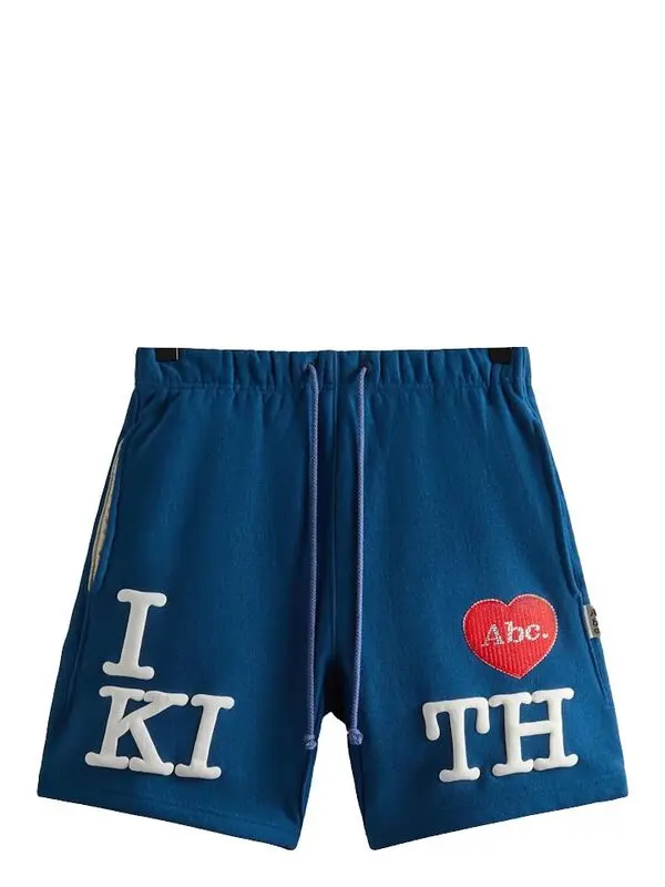 Kith Advisory Board Crystals I Love Short - Navy Blue