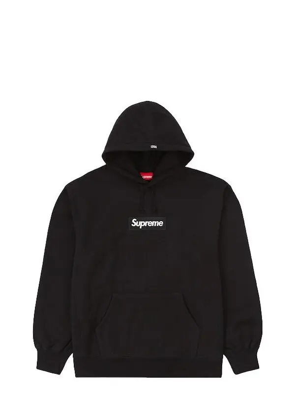 Supreme Box Logo Hooded Sweatshirt - Black