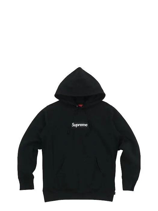 Supreme Box Logo Hooded Sweatshirt - Black