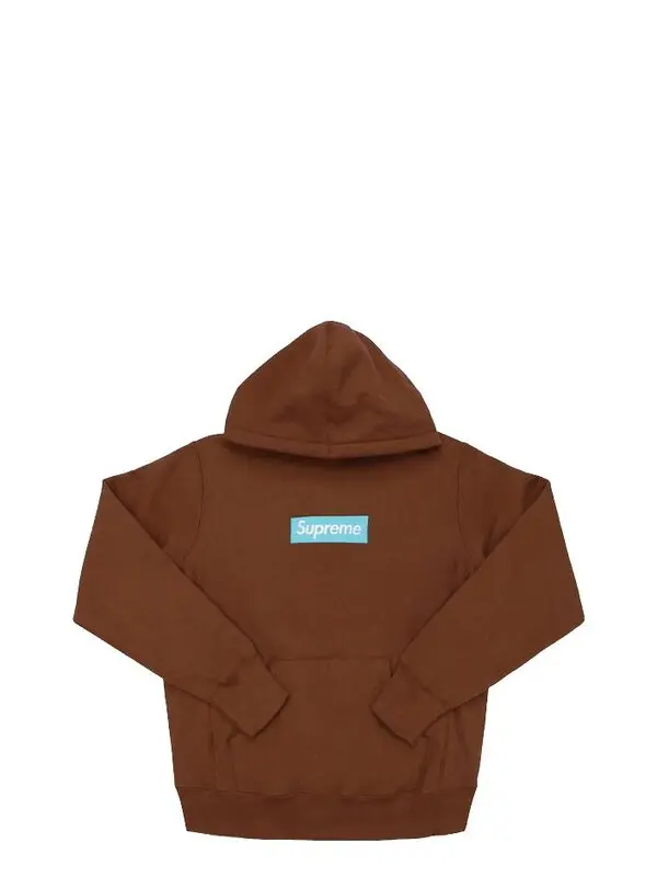 Supreme Box Logo Hooded Sweatshirt - Rust