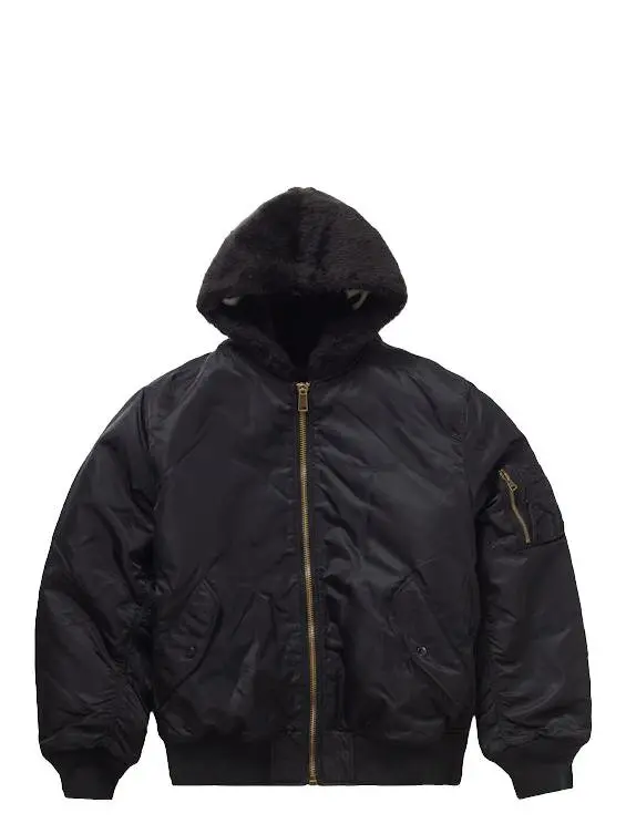 Supreme Faux Fur Reversible Ma1 - Black
