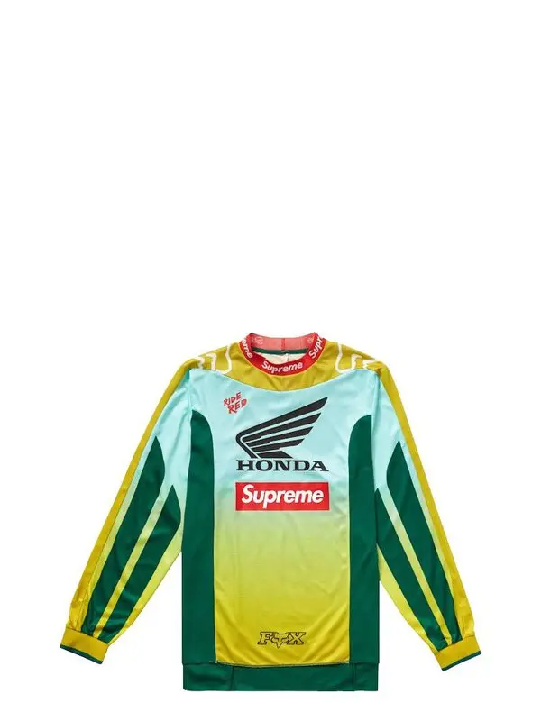 Supreme Honda Fox Racing Moto Jersey Top - Moss