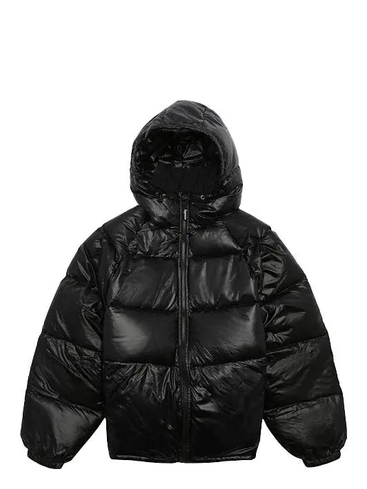 Supreme Hooded Down Jacket - Black