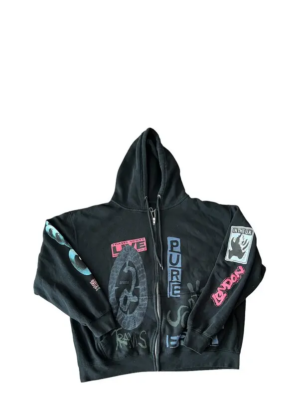TRAVIS SCOTT O2 Pure Zip-up Hoodie - Black