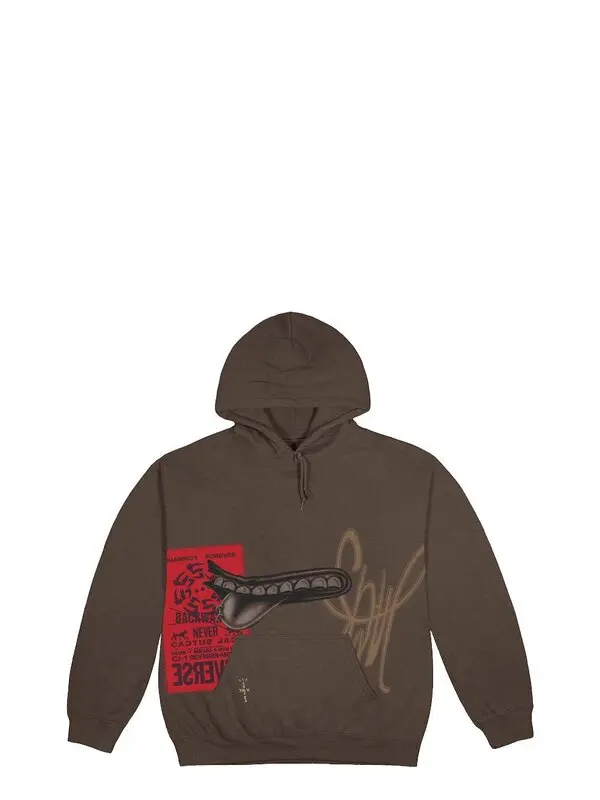 TRAVIS SCOTT Grin Hoodie - Brown