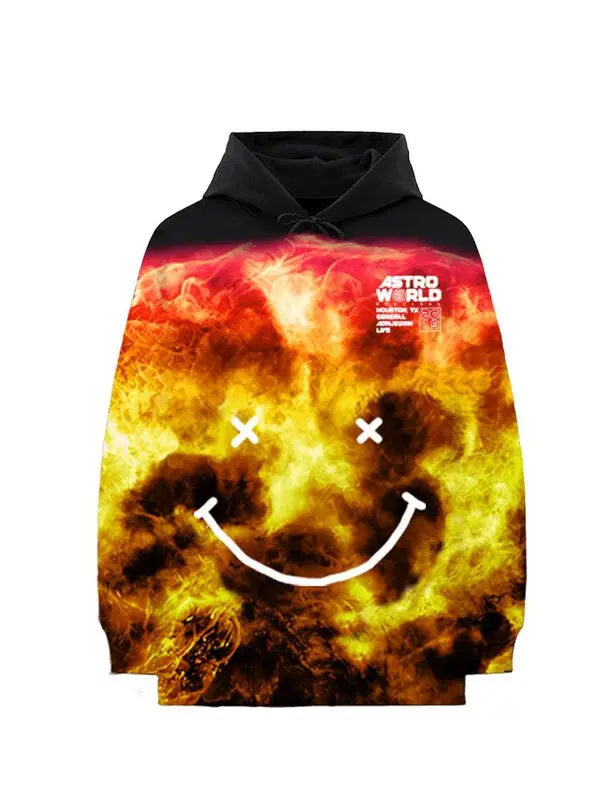 TRAVIS SCOTT Poster Hoodie - Multicolor