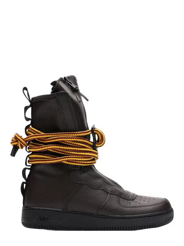 Nike Sf Air Force 1 High Beef And Broccoli Pack - Baroque Brown/black/yellow Ochre