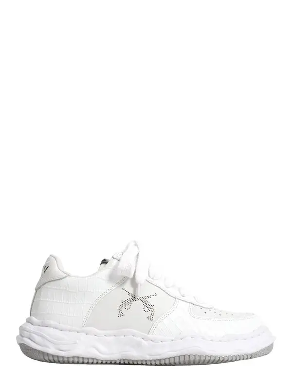 Mihara Yasuhiro Wayne Og Sole Leather Low Sneakers - White