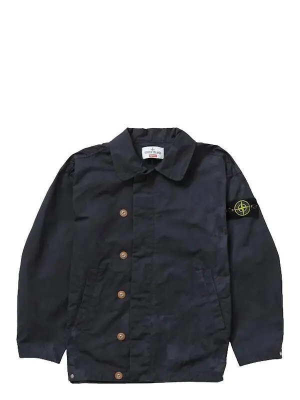 Supreme Reactive Ice Camo Ripstop Jacket - Black