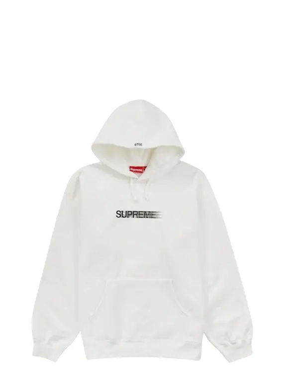 Supreme Motion Logo Hooded Sweatshirt - White