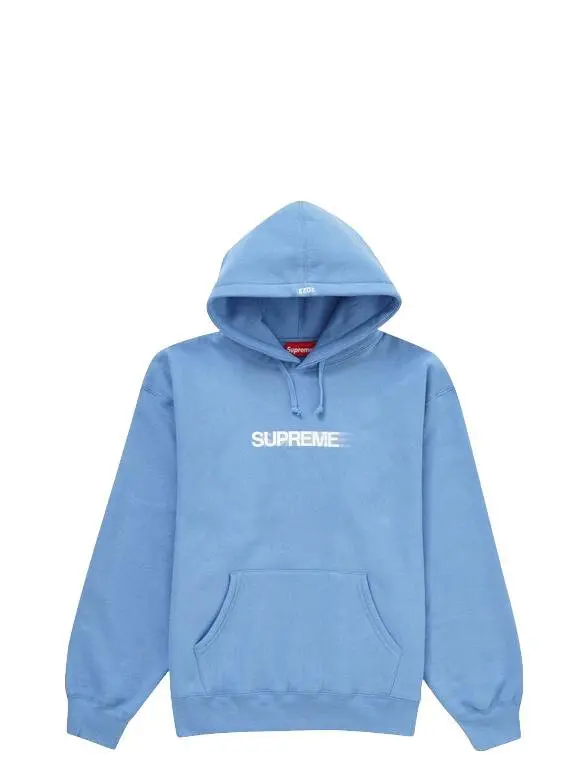 Supreme Motion Logo Hooded Sweatshirt Ss23 - Light Blue