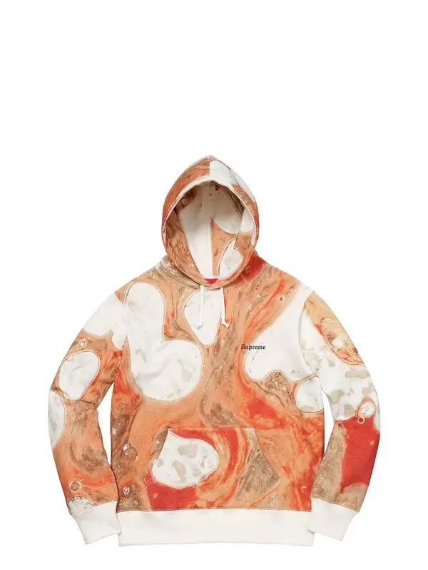 Supreme Blood And Semen Hooded Sweatshirt - White