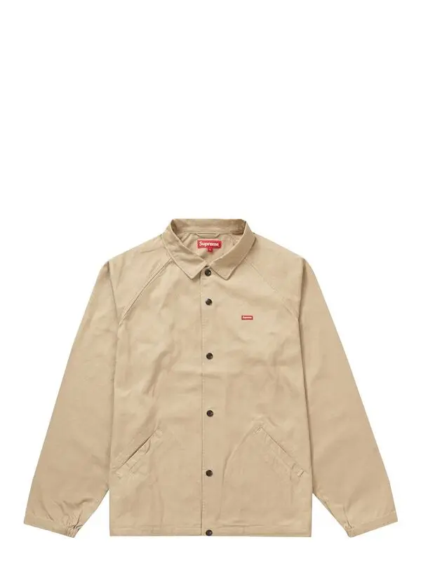 Supreme Jacquard Logos Twill Jacket - Tan