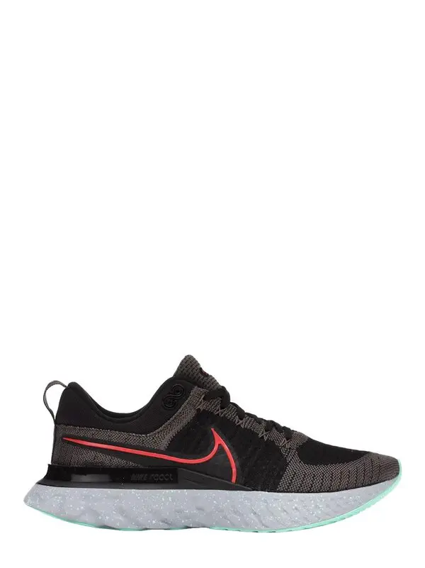 Nike React Infinity Run Flyknit 2 - Ridgerock/black/green Glow