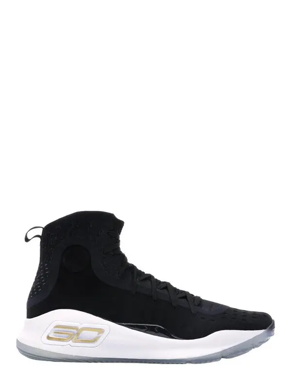 Under Armour Curry 4 Basketball Shoes - Black/white/metallic Gold
