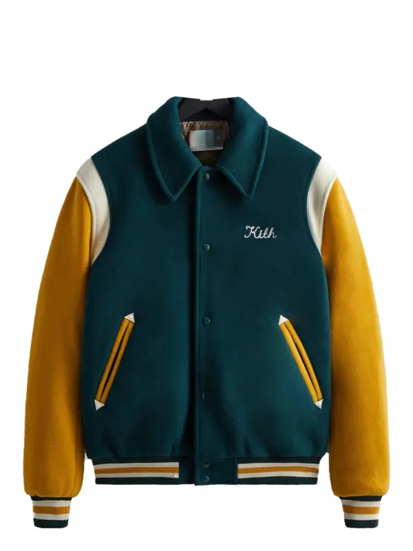 Kith Varsity Wool Coaches Jacket - Fairway