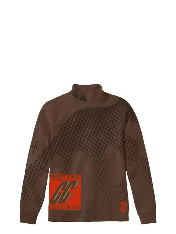 TRAVIS SCOTT Cactus Jack Cc Sport Mock Neck - Brown